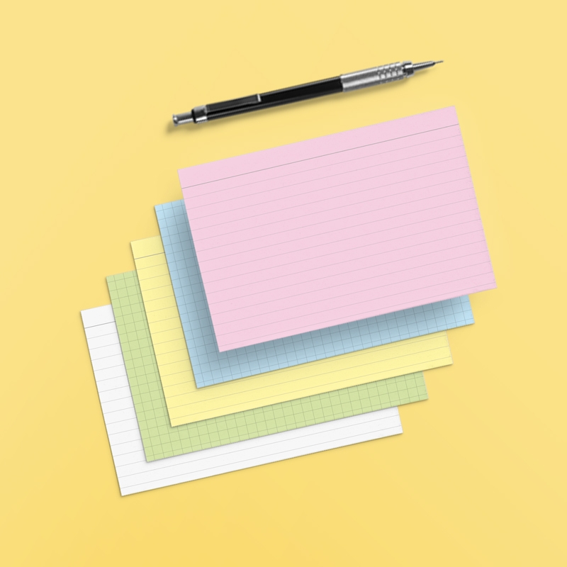 Revisieflashcards voor studenten